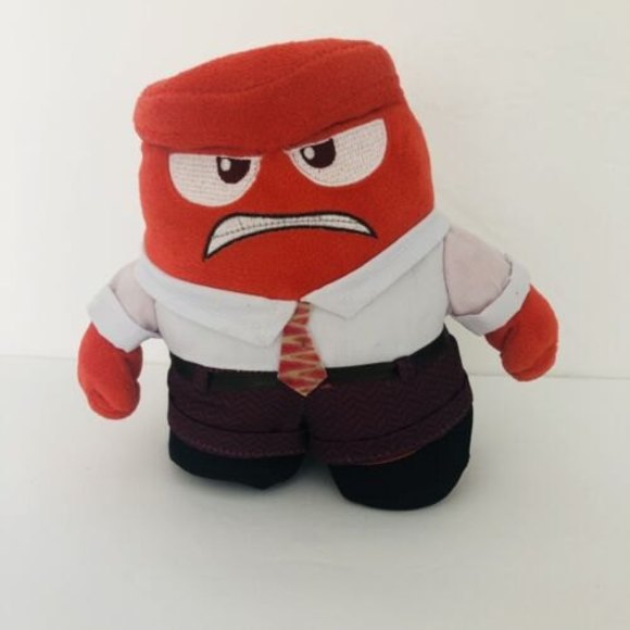 TOMY | Toys | Disney Pixar Inside Out Anger Plush Red Stuffed Toy Tomy ...